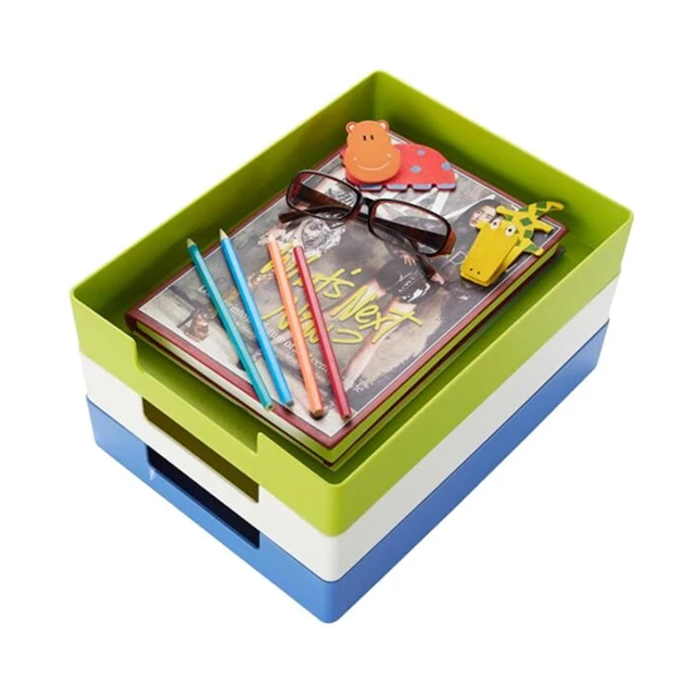 Stackable Office A4 Paper Storage Tray Stationery Storage Box - Buy ...