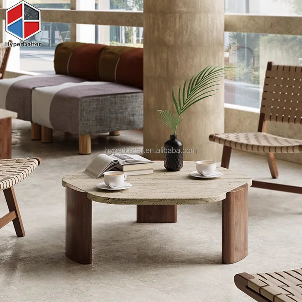 Wholesale Irregular Shape Travertine Coffee Table 35cm Height| Alibaba.com
