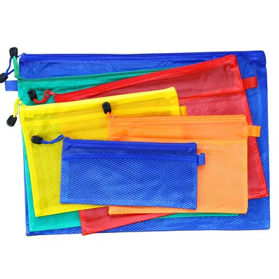 Sleeve Placket Folders PVC Creative Simple File Bag A4a5 Custom Logo ...