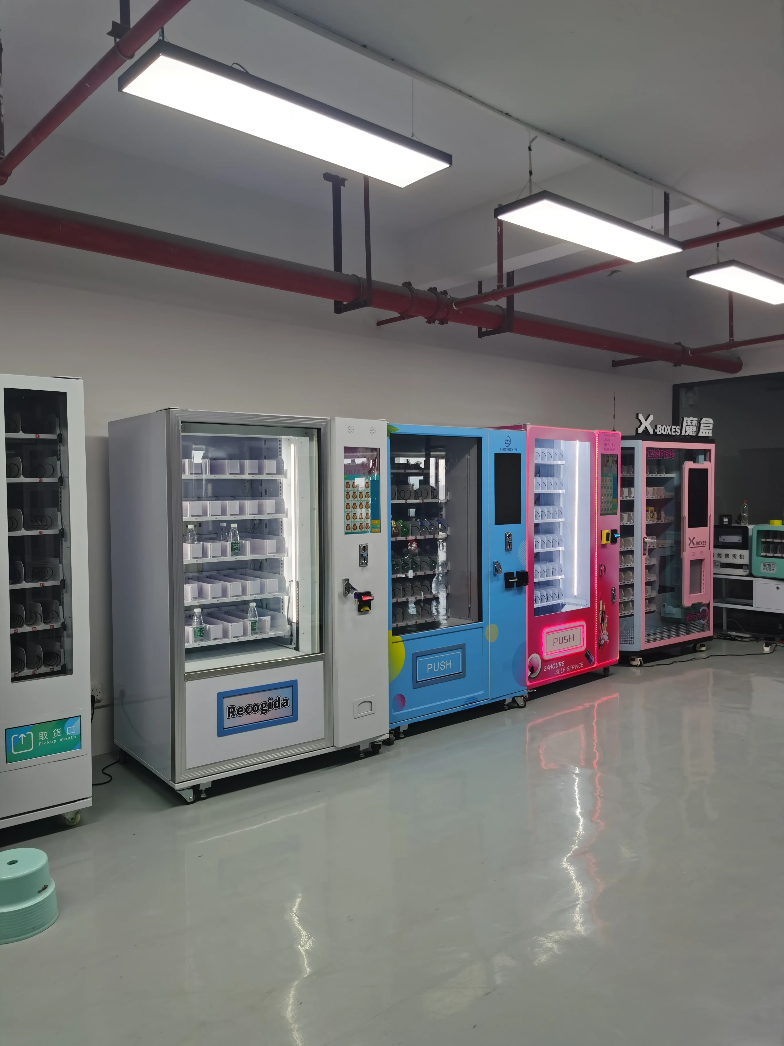 New 2024 Large Screen Food Self Canned Drinks Vending Machine With ...