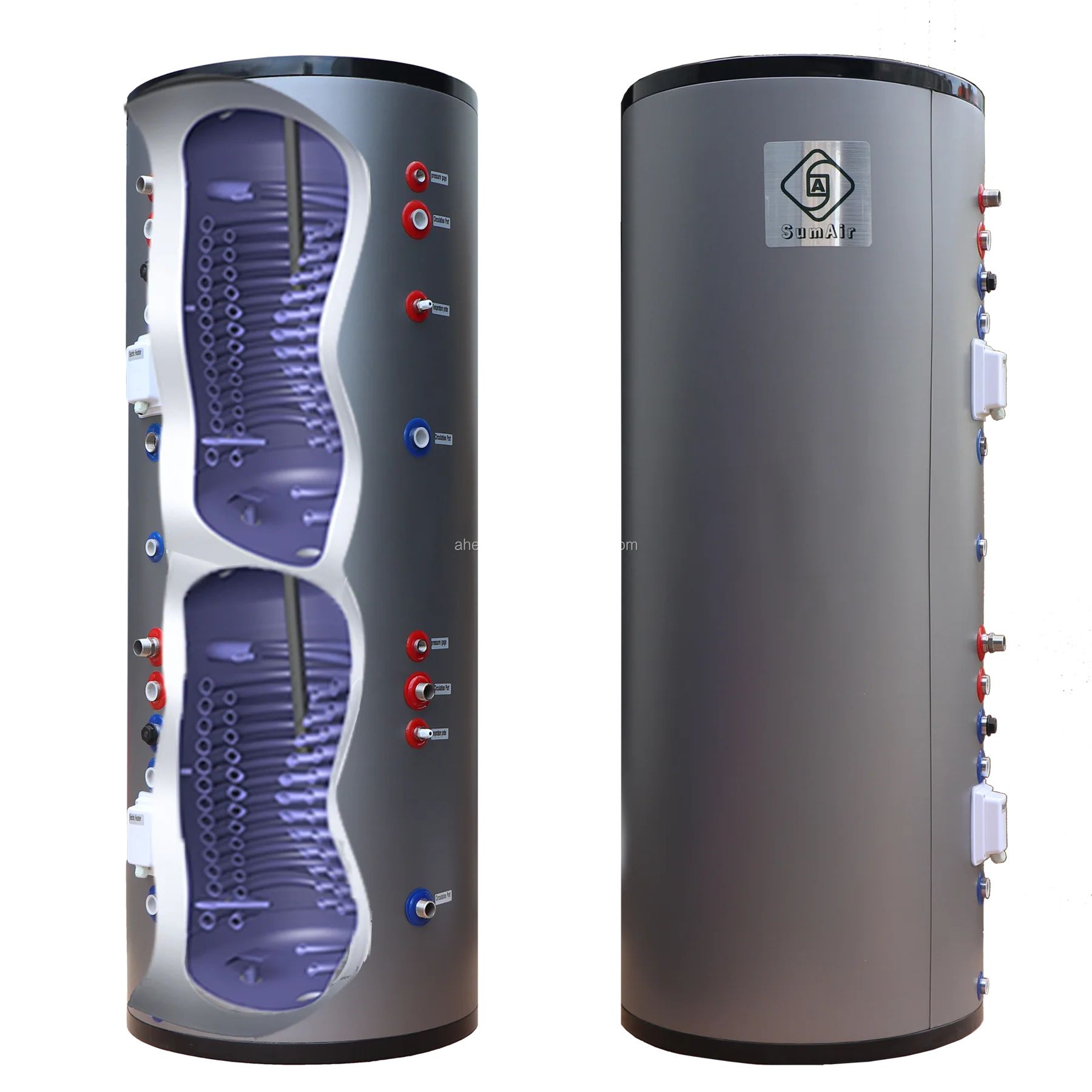 300l Sus304 Sus316l 150l Heat Exchanger Coils Solar Thermal Room ...