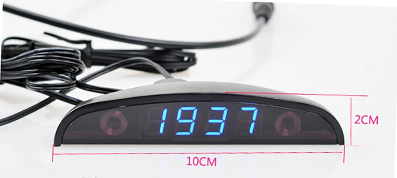 Transparent Led Clock