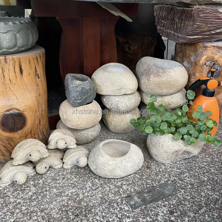 Outdoor Garden Decoration - Natural Stone Animal Carvings