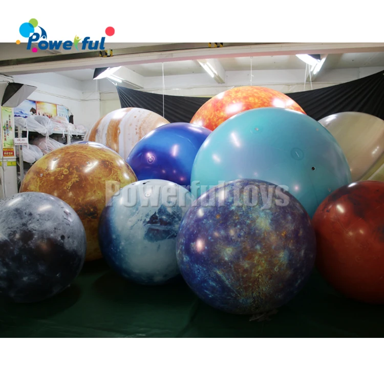 Giant Inflatable Planets Model Globe Earth Moon Mars Sun Jupiter Venus ...