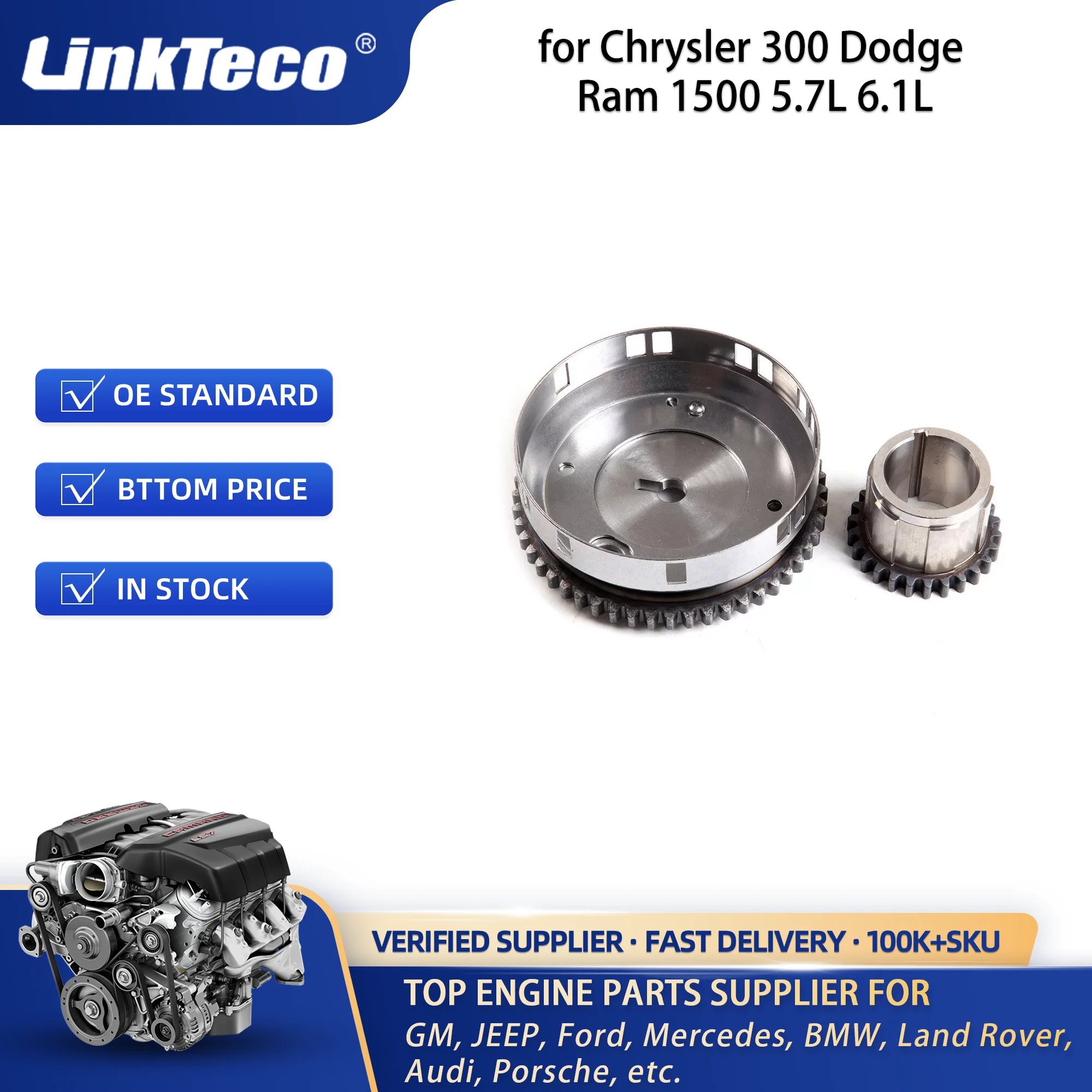 Engine Part Old Model Timing Chain Kit Fit 5.7 6.1 T L V8 GAS EZB ESF ...