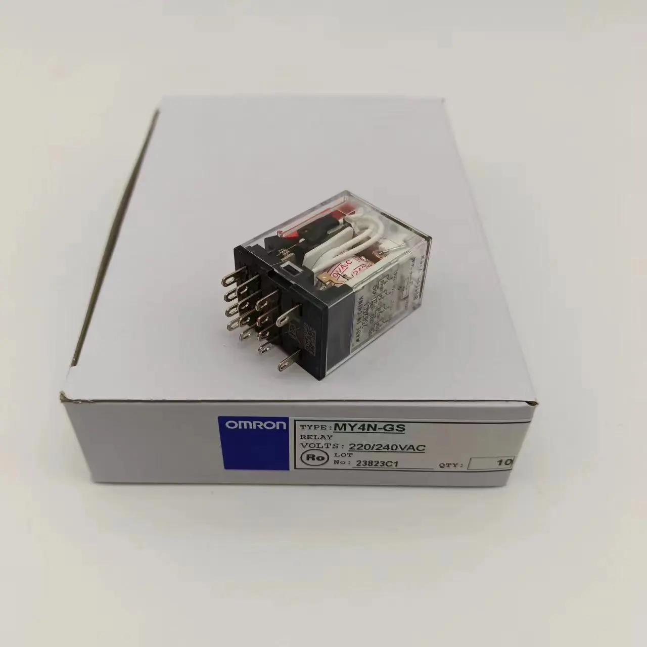 Electro-mechanical Components Automotive Relay 220v My4n-gs Ac New And ...