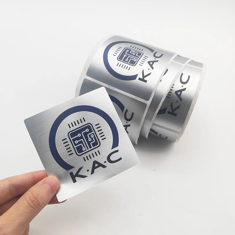 Custom Self-Adhesive Aluminum Sticker Labels - Waterproof