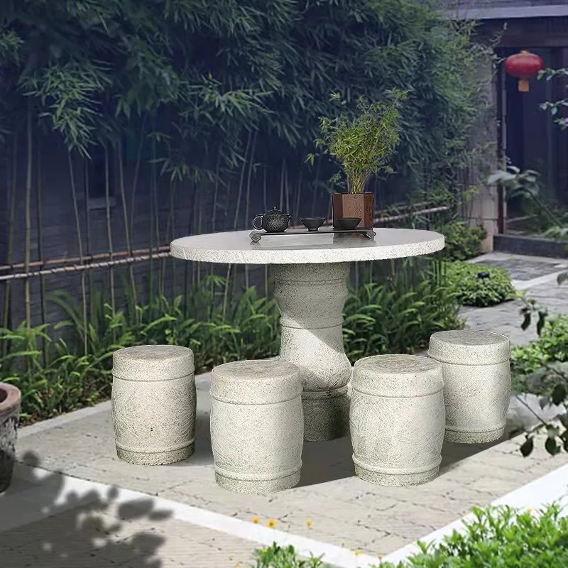 Beige Travertine Flower Pot Planters - Customized for Garden Decor