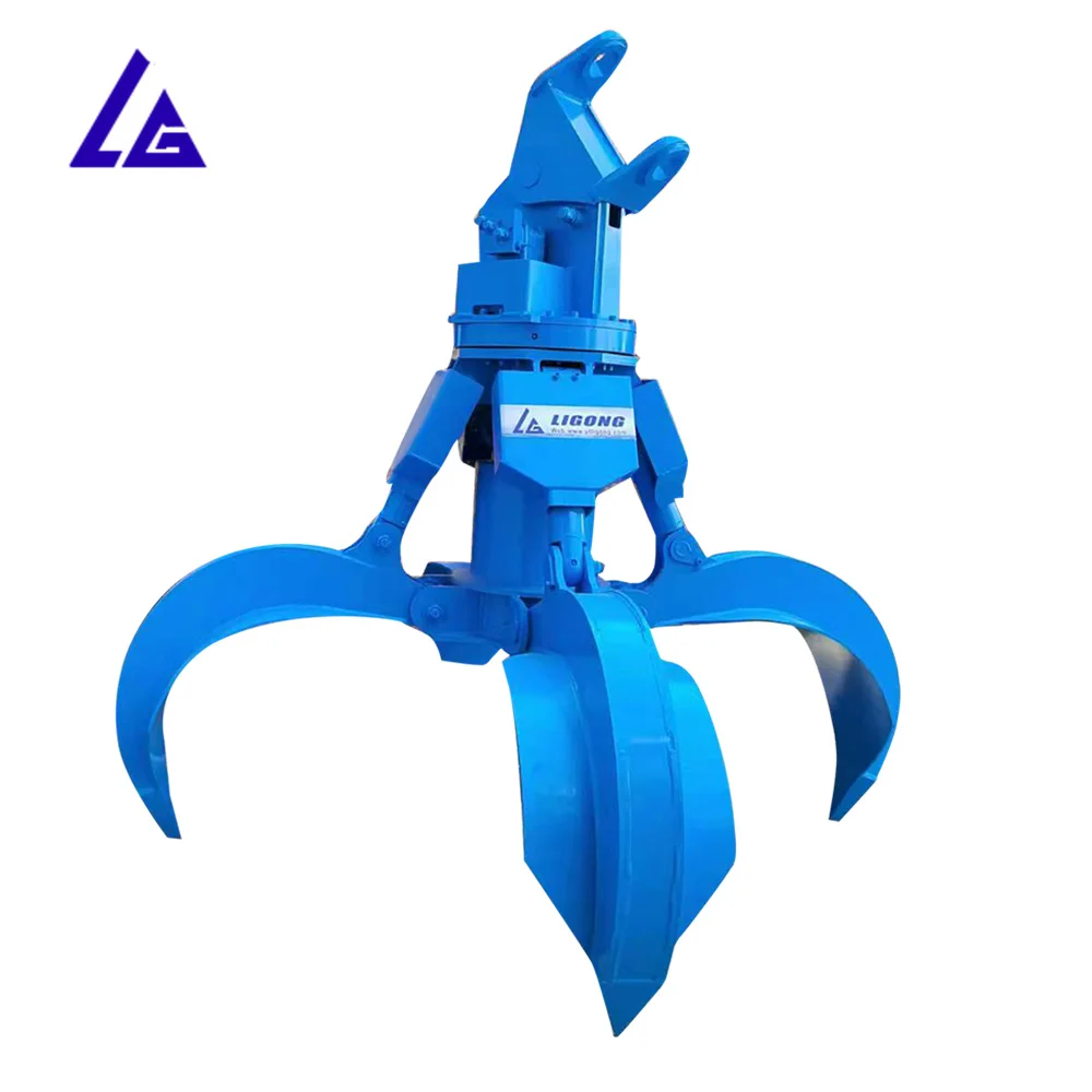 Orange Reel Grab Grapple Bucket,orange peel grapple for excavator ...