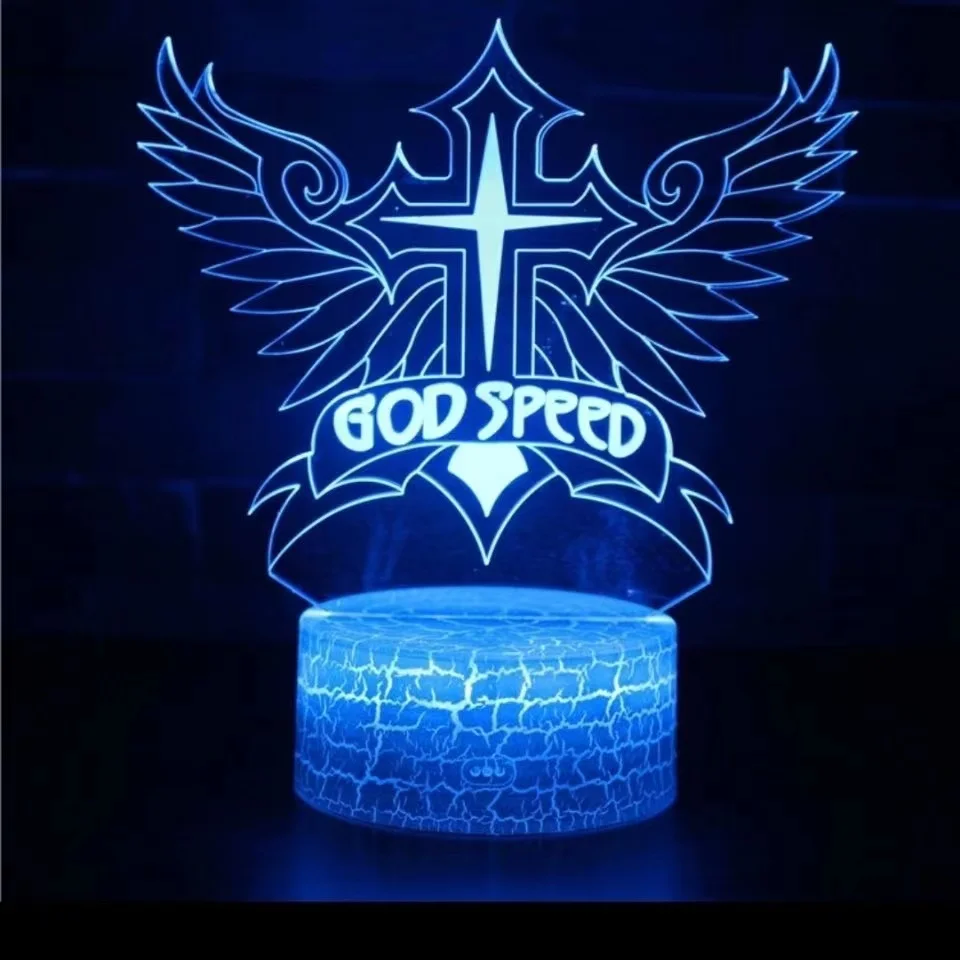 God Cross Jesus Lamp 3D USB Led Visual Night Light| Alibaba.com