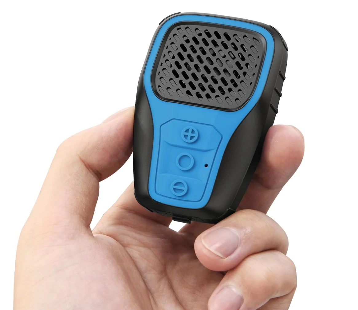Mini Wearable Blue Speaker Waterproof Wireless Speaker With Clip-on For ...