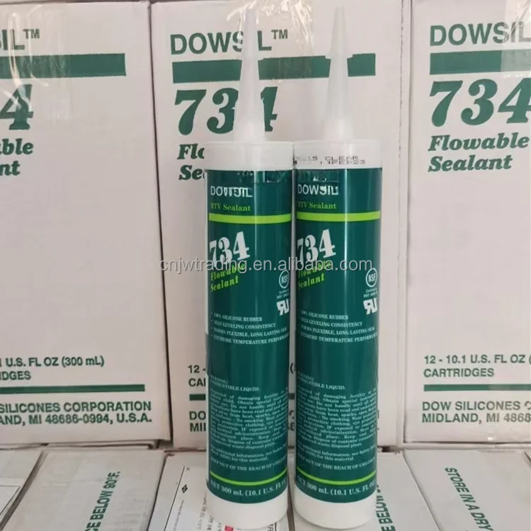 DOWSIL 734 RTV Transparent Glass Adhesive - General Purpose Silicone ...