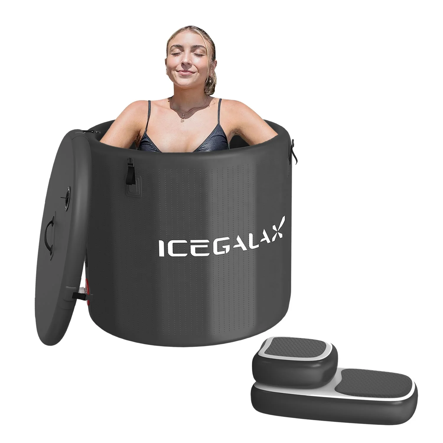 Icegalax Inflatable Ice Bathtub Water Chiller Portable Recovery Ice ...