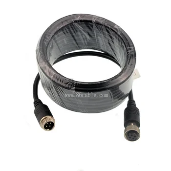 10m Ip67 Waterproof Surveillance Camera Cable 4pin Aviation Male To ...