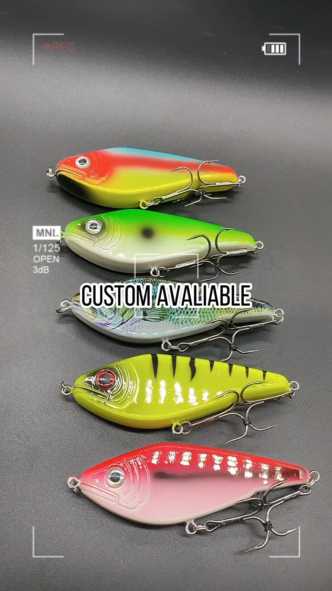 Weihai Motion Buster Pike Fishing Lure Jerkbait Buster Jerk Big Vib ...