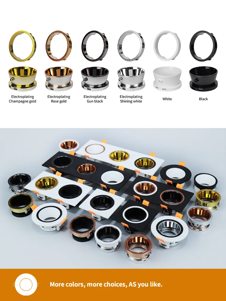 Commercial Double Rectangular Recessed Led Downlight High Quality ...