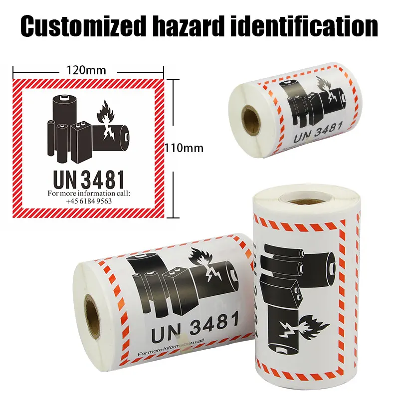 Flammable Solid Dangerous Goods Labels Class 4 Hazard Handling Label ...