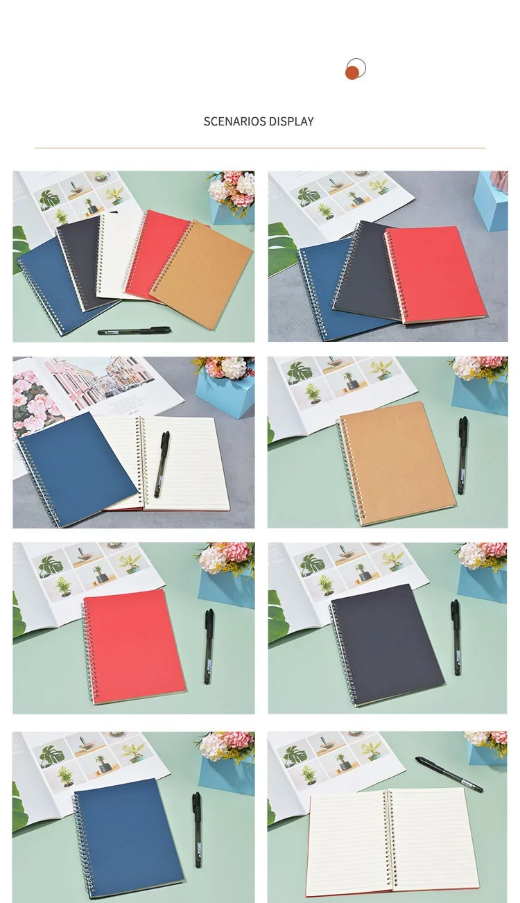 Wholesale Paper Notebooks Custom Logo Lined Printing Kraft Notebooks ...