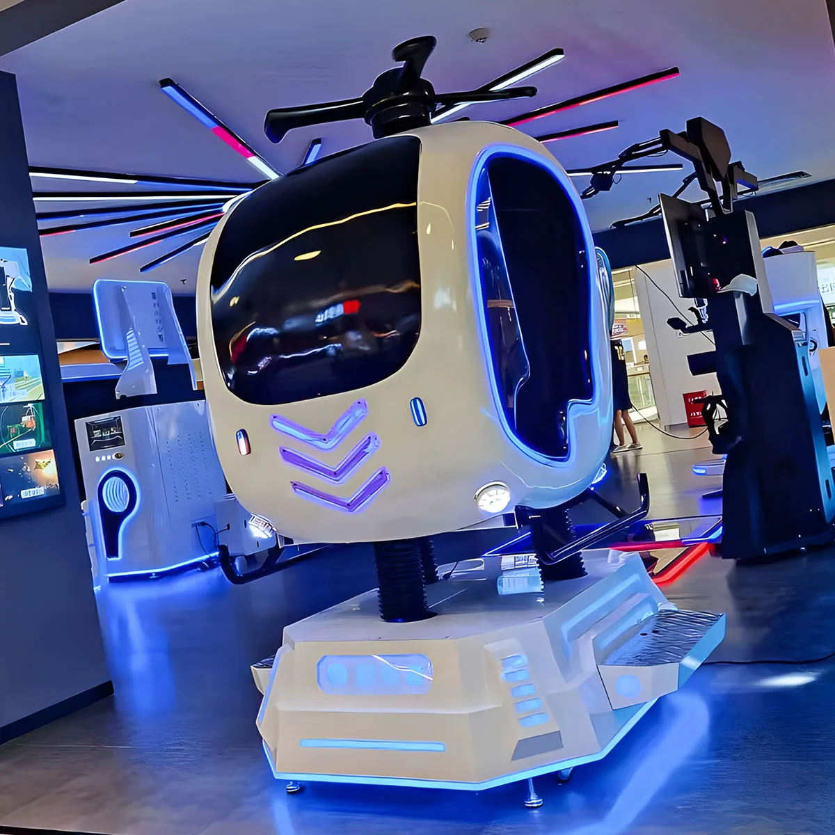 Vr Dynamic Helicopter Small Plane Children's Motion Sensing Aerospace ...