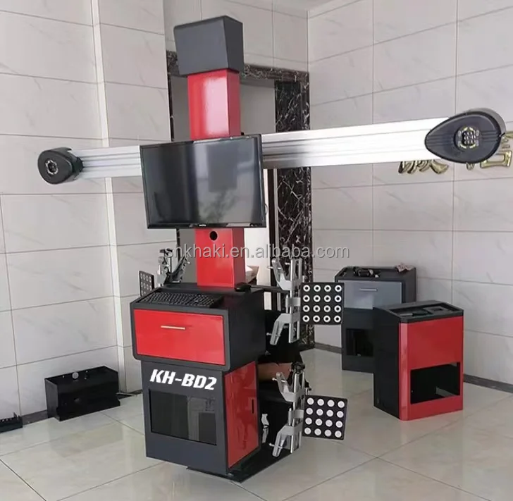3D Four Wheel Alignment Machine & 4 Post Car Lift Combo