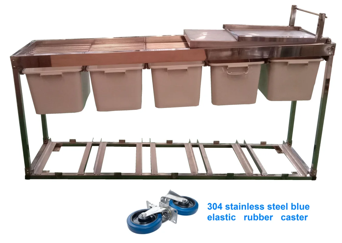 Bud Sorter Carts Stainless Steel Tools 3 Years Platform For Flower And ...
