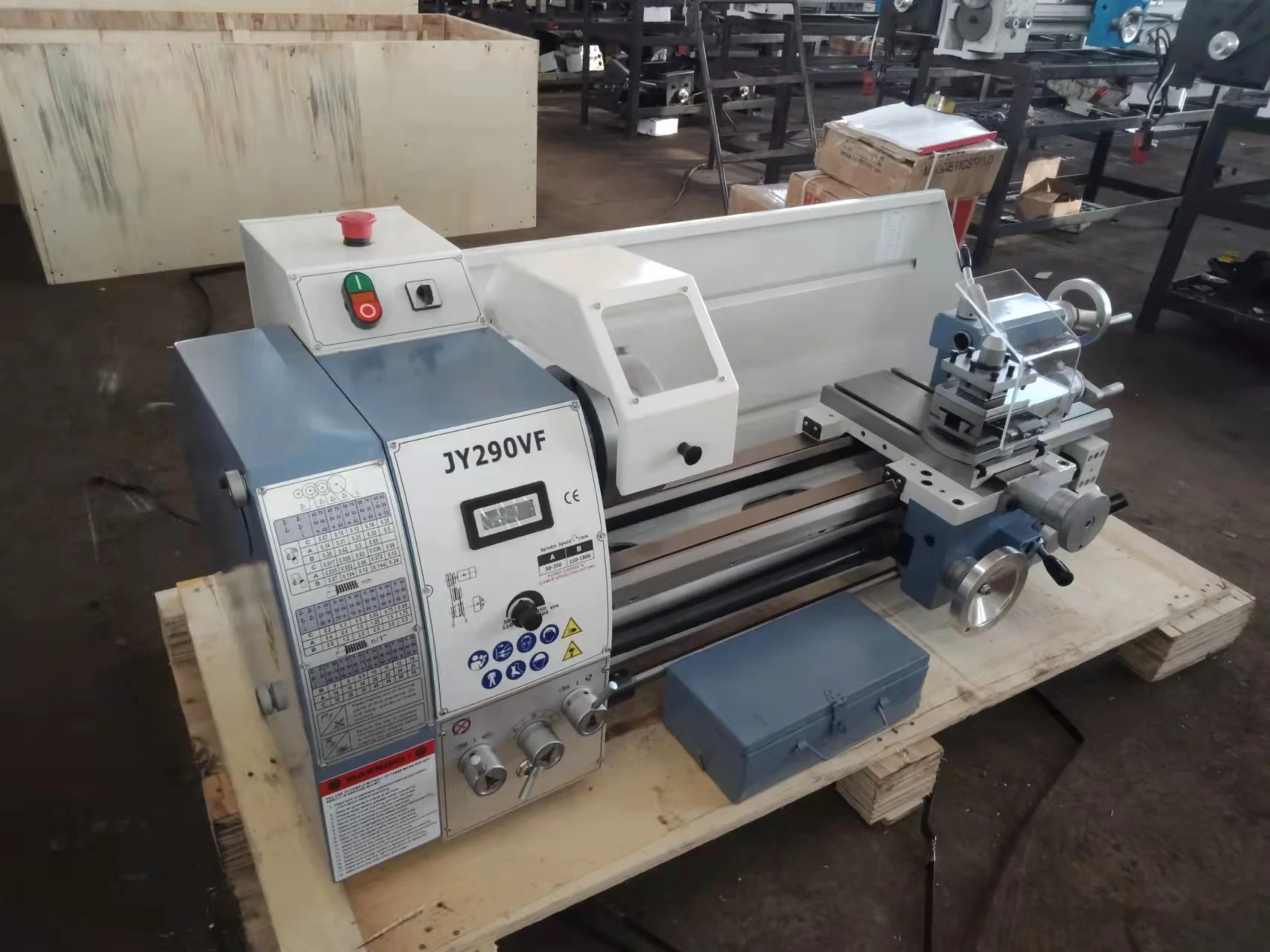 New Condition Metal Bench Lathe Machine Tools Jy290vf With Ce Standard ...