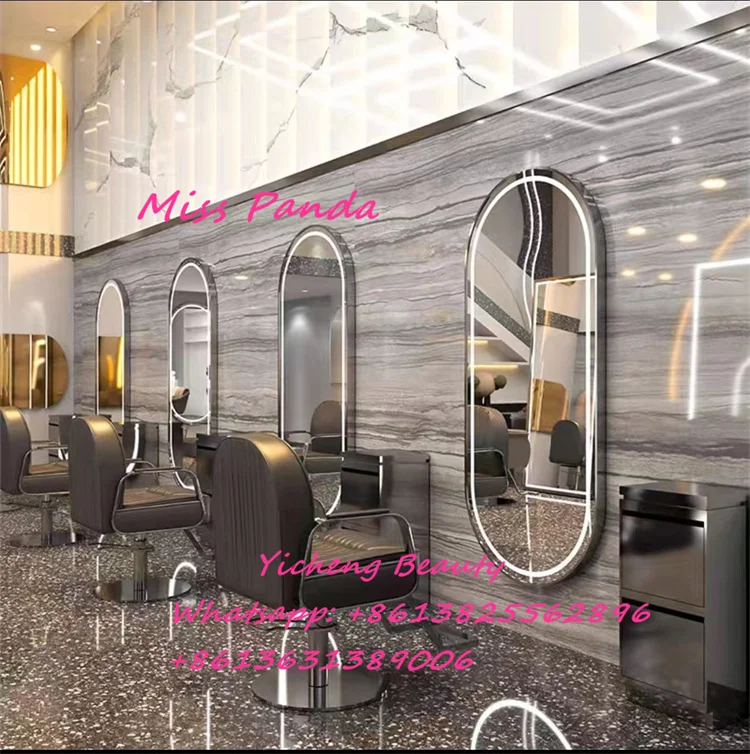 Yicheng Beauty Hot Wall LED Luxury Light LED Mirror Hair Beauty Salon ...