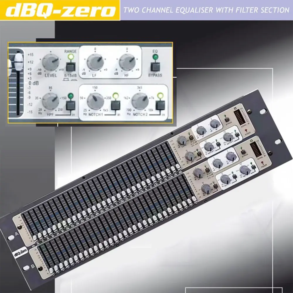 Dbq-zero 30-Band Graphic Equalizer - Professional Audio