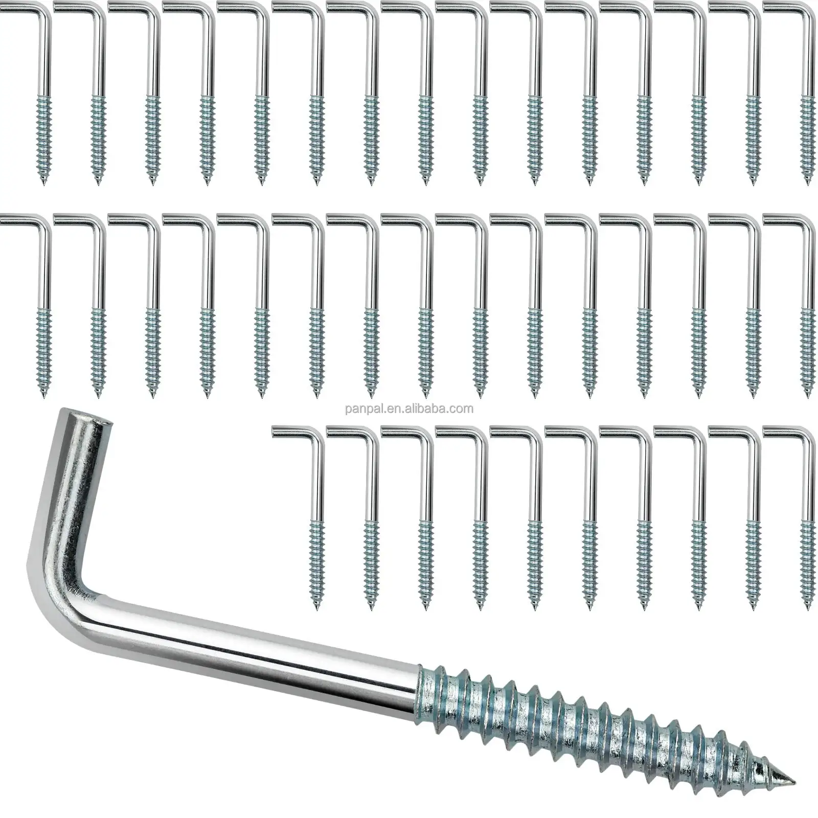 Set L Hook Screws,Square Hooks Screw Carbon Steel Galvanized - Buy L ...