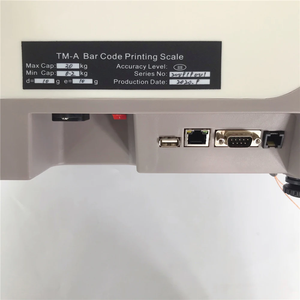 Hot Sale Tma 30kg Barcode Printing Weighing Scale - Buy High Quality ...