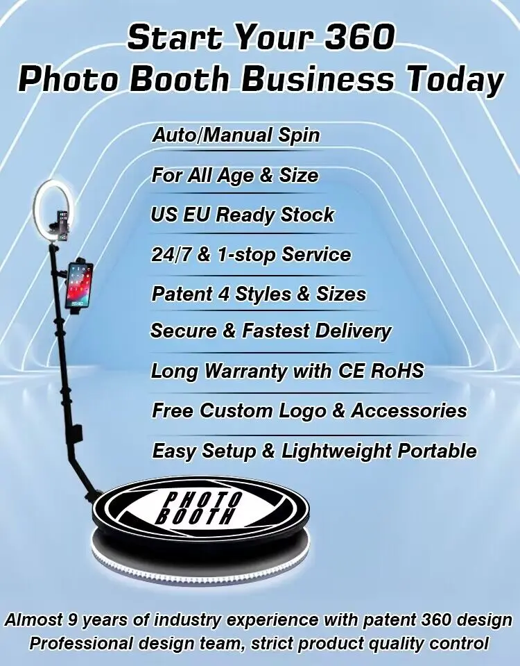 Plataforma 360 Degree Slow Motion Video Booth 369 Camera Rotating ...