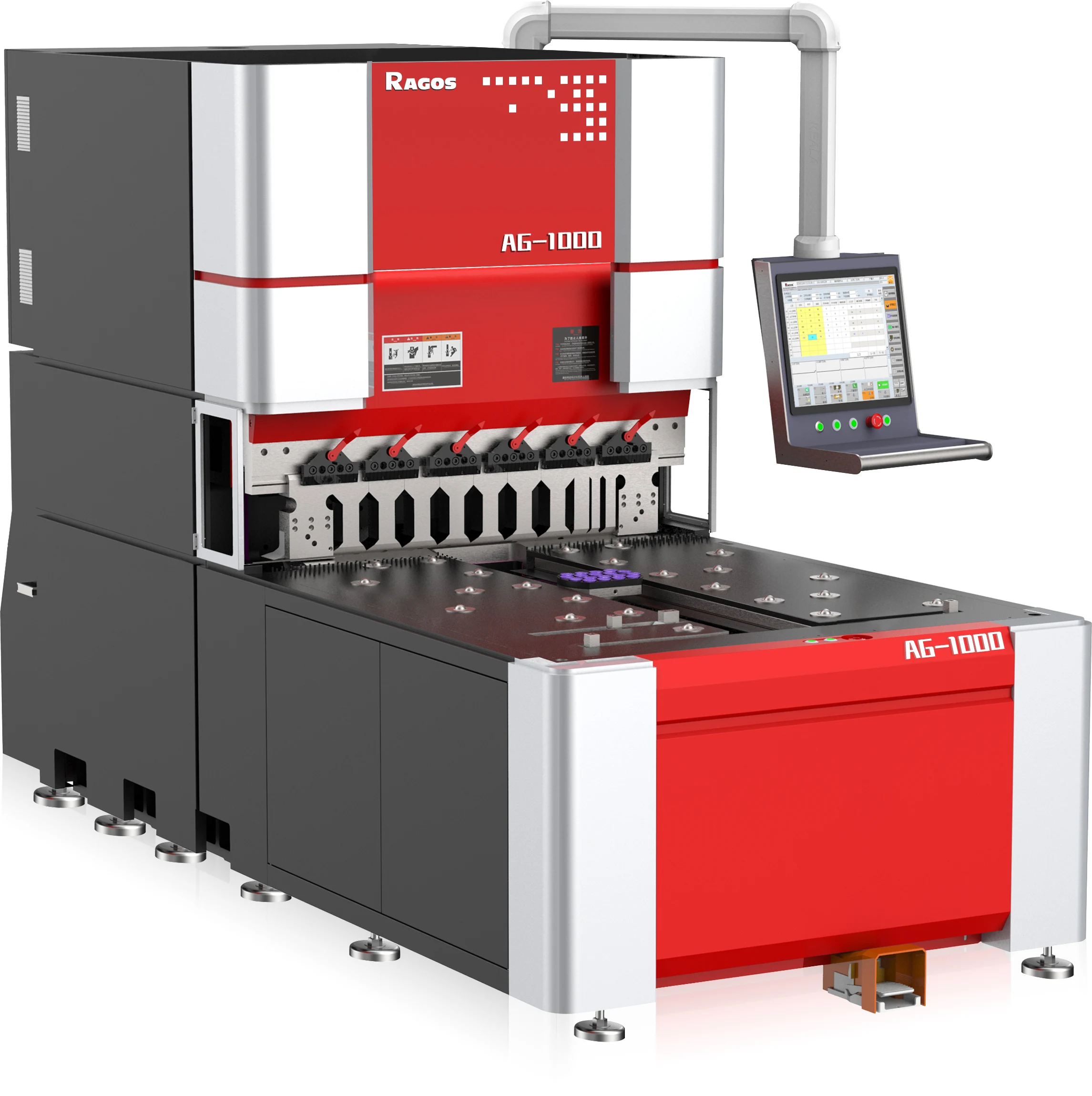 Sheet Metal Automatic Panel Bender Center Servo Motor Control Suction ...