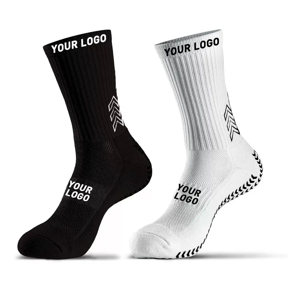 Custom Made Logo For Anti Slip Sock Non Slip Soccer Athletic Sport ...