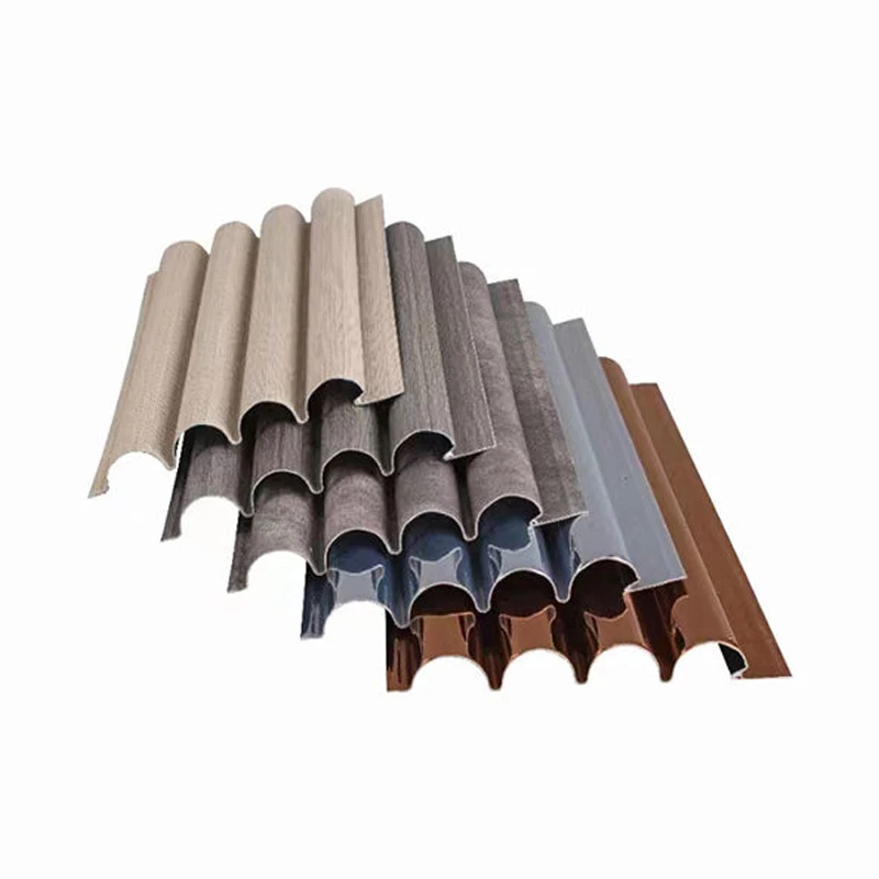 Batten Outdoor Fluted Wall Cladding Facade Exterior Carving 3d Wave ...