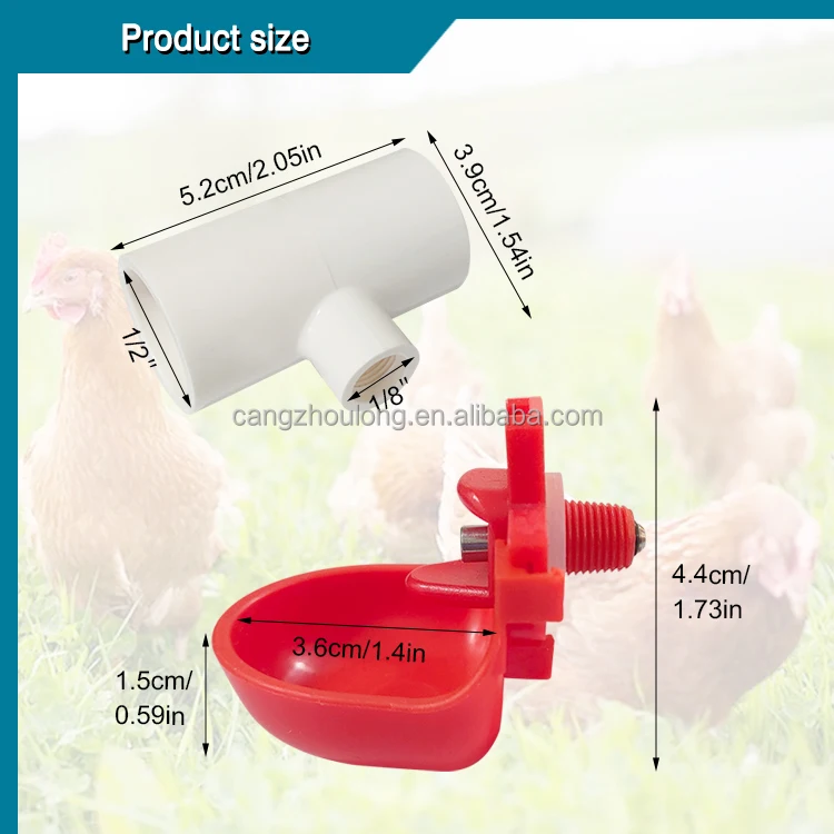 ZB DIY Automatic Backyard Chicken Baby Chick Drinker Set