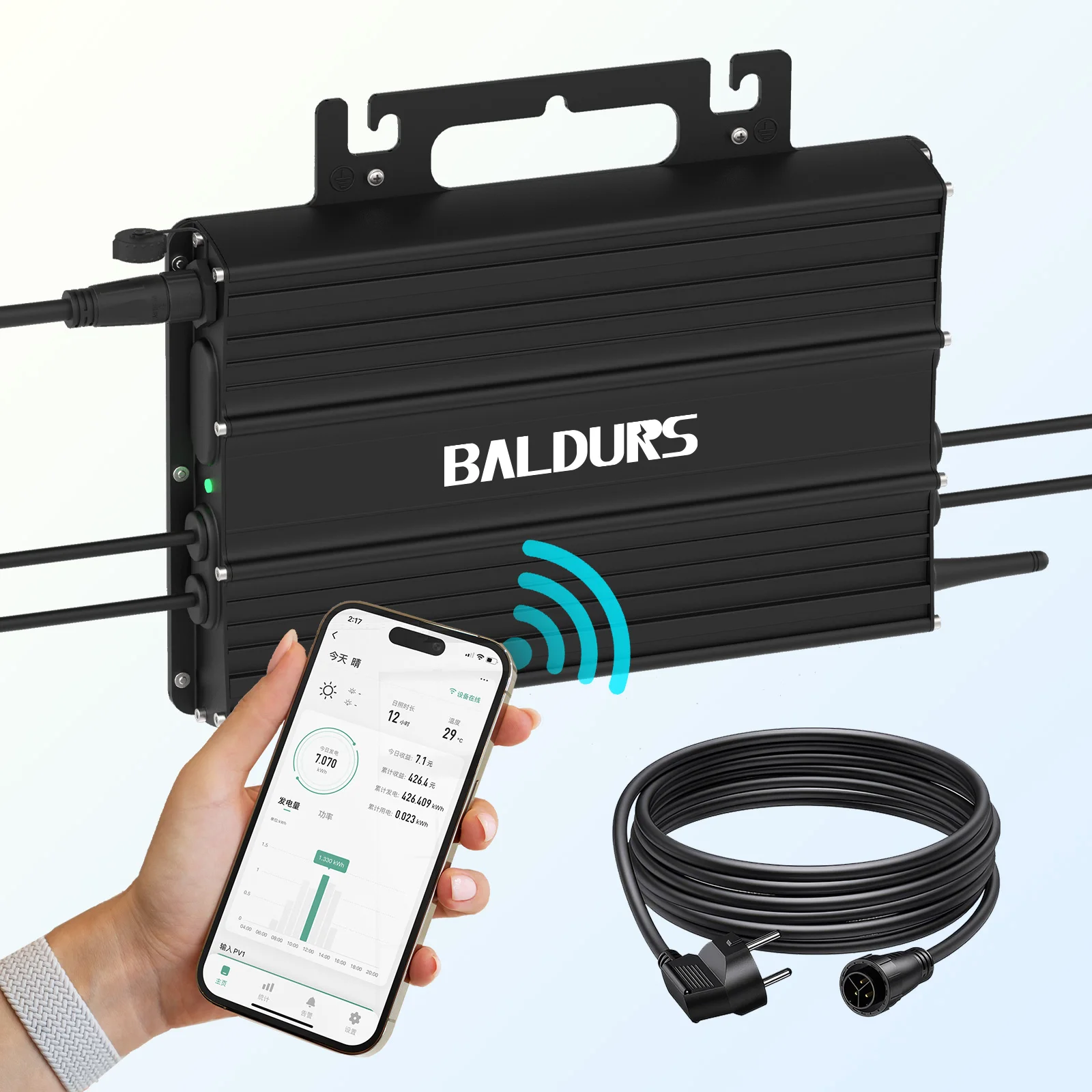 Smart PV Hub Balcony System Micro Inverter 400W 600W 800W 2000W Germany ...