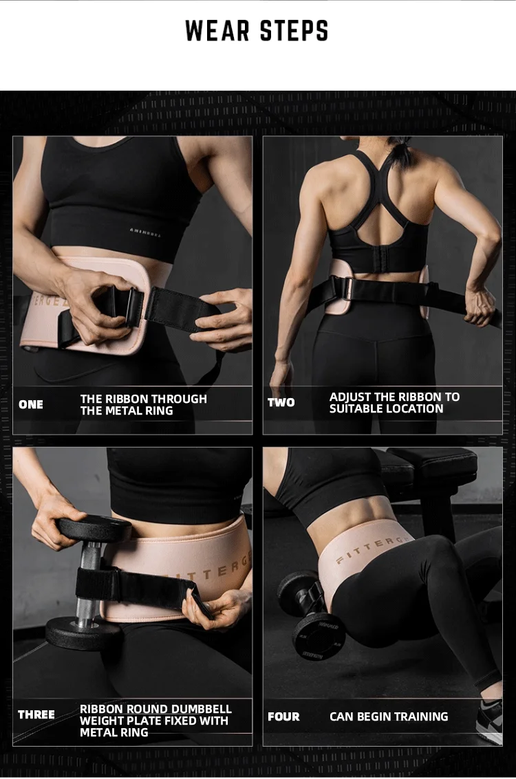 Hip Thrust Belt - Enhance Your Glute Workout with Dumbbells