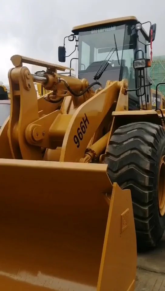 Original Model Japan Made Used Caterpillar Cat966h Wheel Loader ...