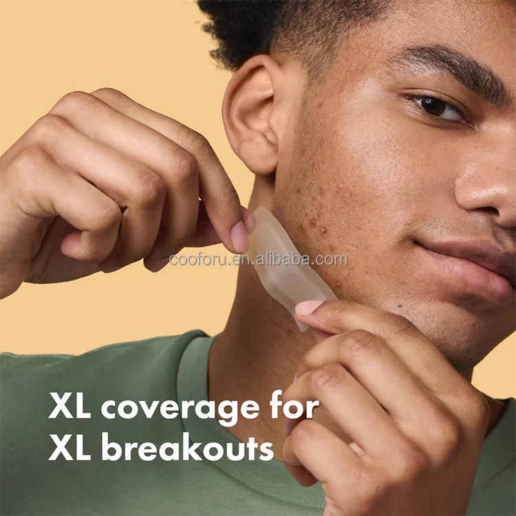 10 Patches Rectangular XL Hydrocolloid Acne Pimple Patches