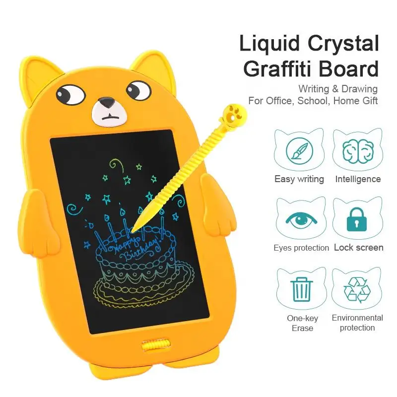 8.5-inch Cartoonlcd Drawing Board Colorlcd Handwriting Boardchildren's ...