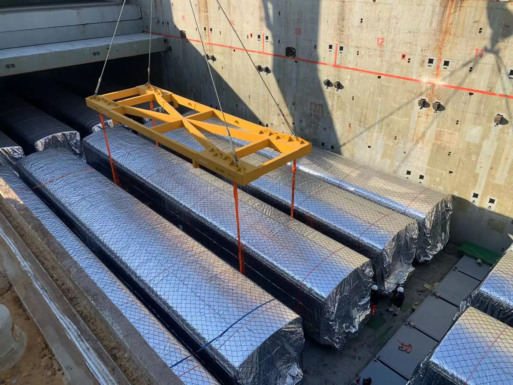 Heavy Duty Railway Flat Wagon for Tunnel Construction | Air Brake ...