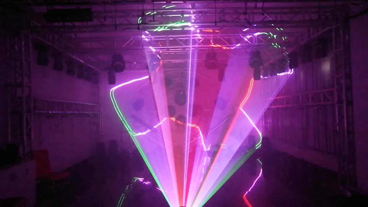 Moving Laser Light 4watt Beam Disco Laser Light Rgb Moving Head Stage ...
