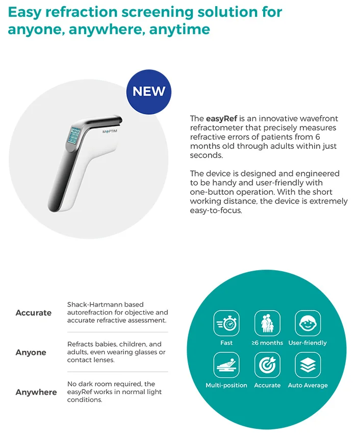 HAR680 Easyref China Optometry Machine - Portable Auto Refractor