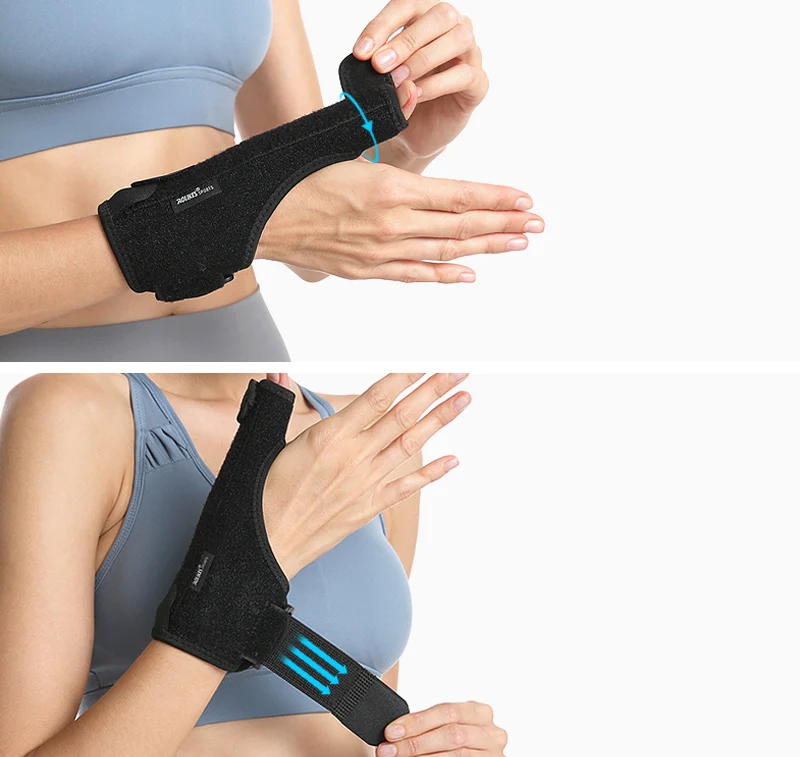 Aolikes Palm Wrist Support Sleeve Brace Hard Plastic Hand For Wrist ...