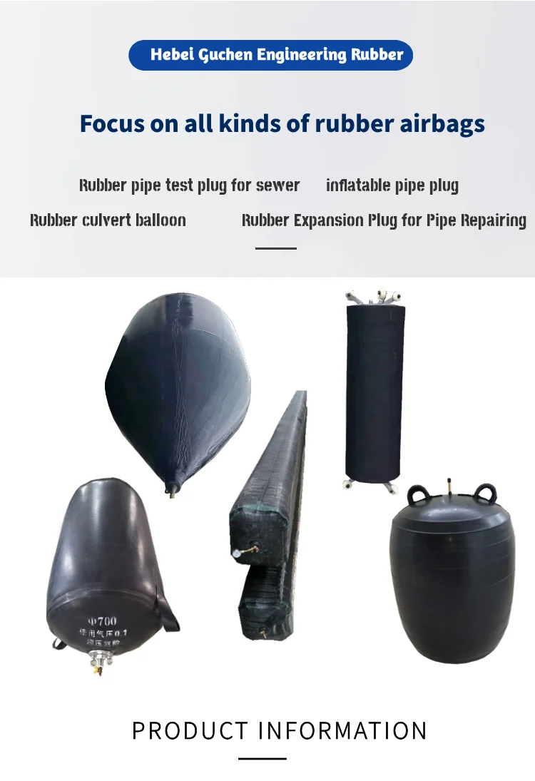 Rubber Balloon for Culvert Making Inflatable Rubber Balloon Culvert ...