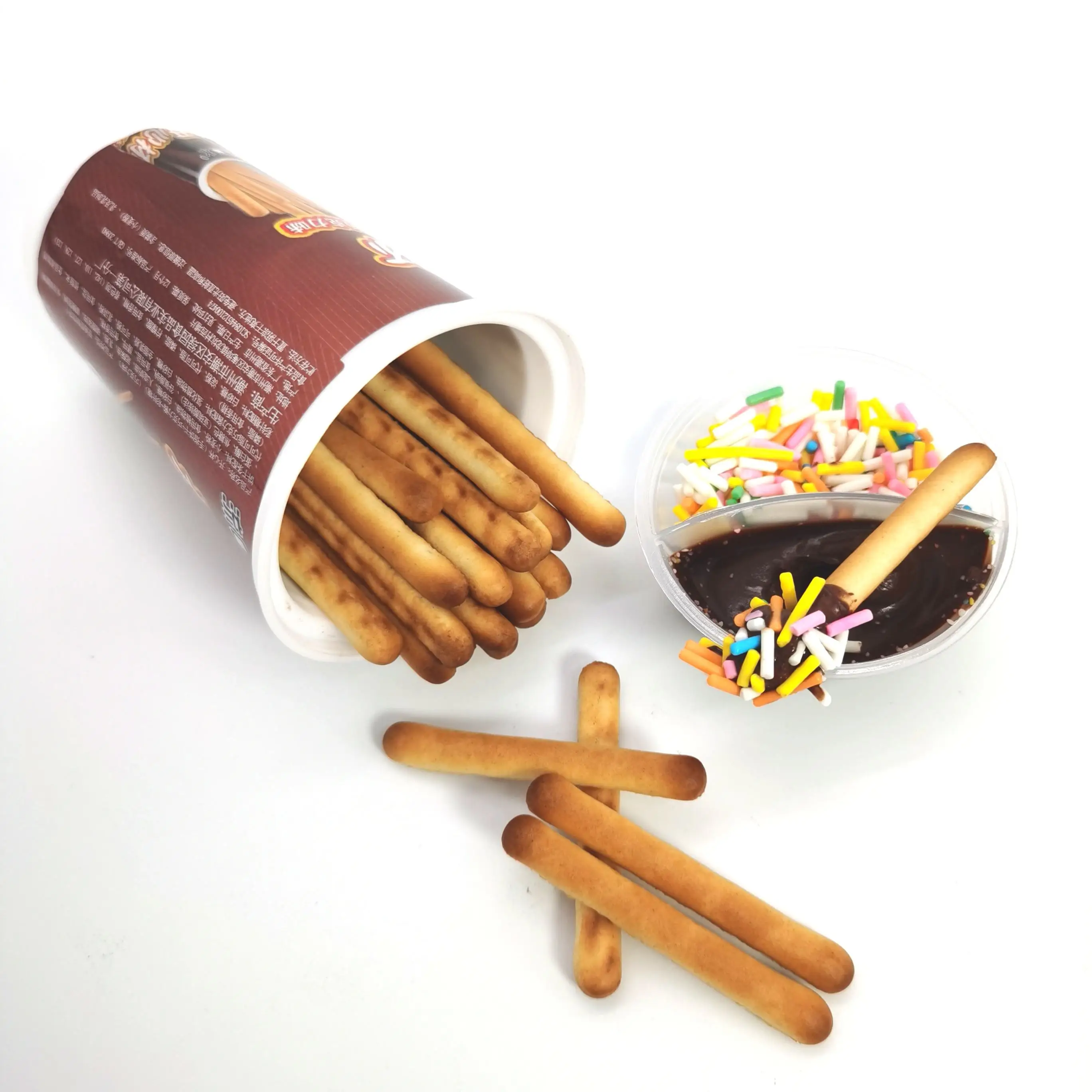 Funny Kid Snake Finger Chocolate Candy Stick Biscuit Cup 3 in 1
