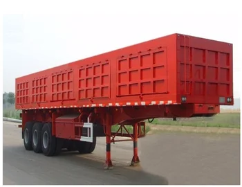 3 Axle The Wing Opens The Aluminum Wall Van Cargo Box Body Curtain Side ...