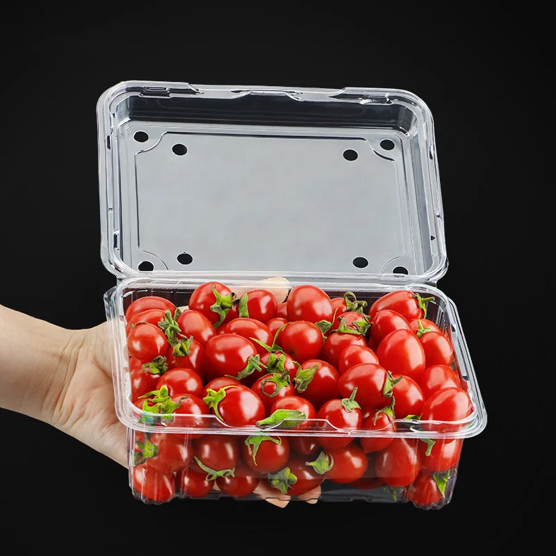 Transparent Pet Clamshell Packaging Box Berry Strawberry Cherry Fruit ...
