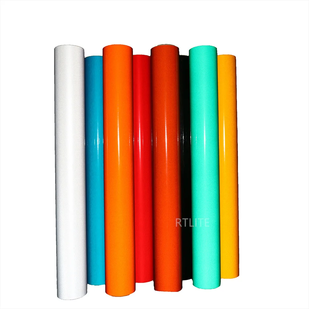 1.24*45.7m Pvc Reflective Sheet Black Brown Advertisement Reflective ...