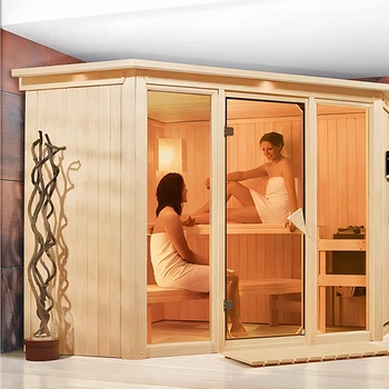 Cheap Price 3 Person Steam Sauna Room Traditional Wooden Spa Tubs ...